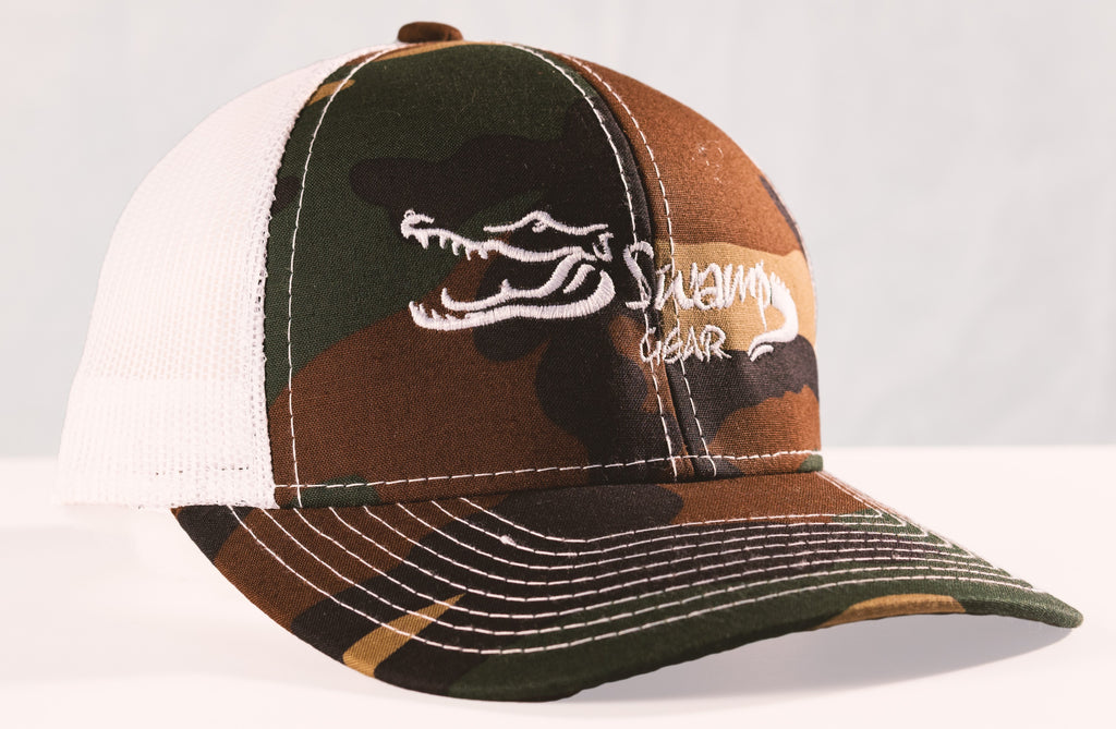 Vintage Camo/White – Swamp Gear